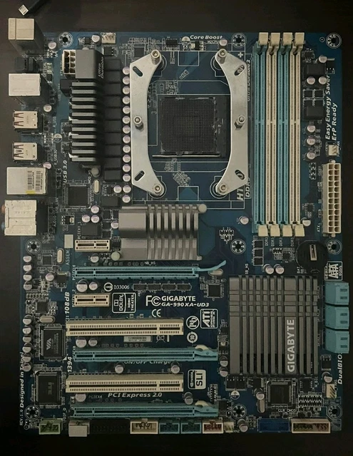 GIGABYTE GA-990XA-UD3 MOTHERBOARD AMD 990X Socket AM3+ DDR3 DIMM USB3.0 ...