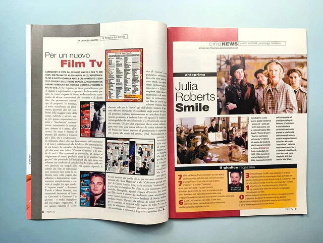 FILM TV 7-2003 Monica Bellucci-Steven Spielberg-Brigitte Bardot-Julia ...