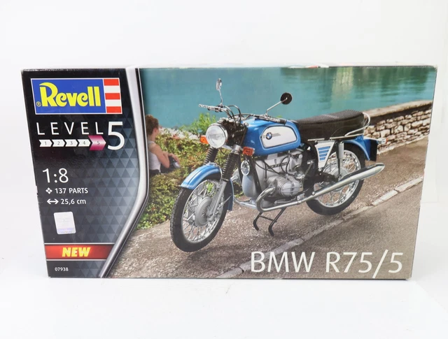 REVELL 07938 MODELL-MOTORRAD BAUSATZ BMW R75/5 1:8 EUR 34,99 - PicClick DE