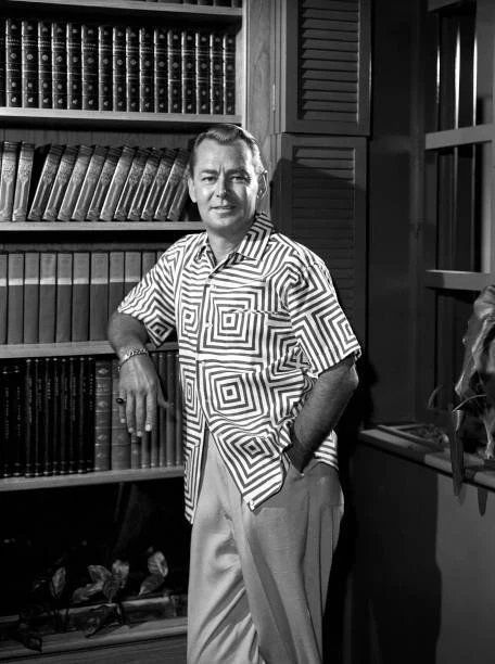 ALAN LADD IN His Home In Palm Springs California 1958 OLD PHOTO 9 $9.00 ...
