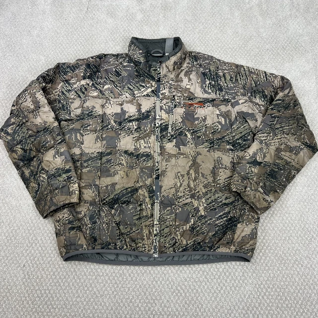 SITKA GEAR ULTRALIGHT Down Jacket Men’s XXL Optifade *FLAWS PLEASE READ ...