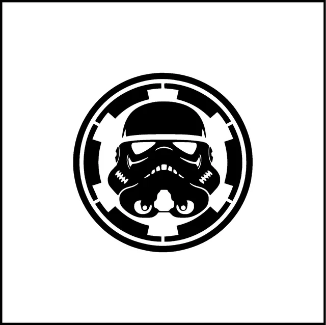 STORMTROOPER IMPERIAL STAR Wars Logo Symbol Vinyl Decal $3.00 - PicClick CA
