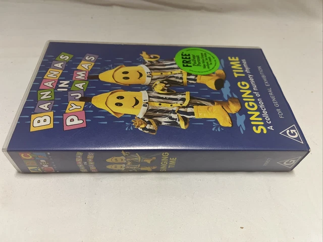 BANANAS IN PYJAMAS Singing Time Nursery Rhymes B1 B2 VHS ABC Kids Video Tape $9.00 - PicClick AU