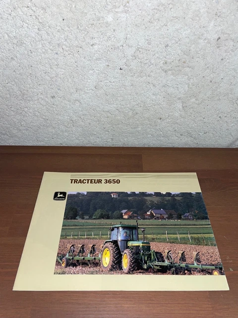 BROCHURE PROSPEKT PROSPECTUS TRACTEUR JOHN DEERE 3650 tractor-traktor-mc cormick EUR 5,99 ...