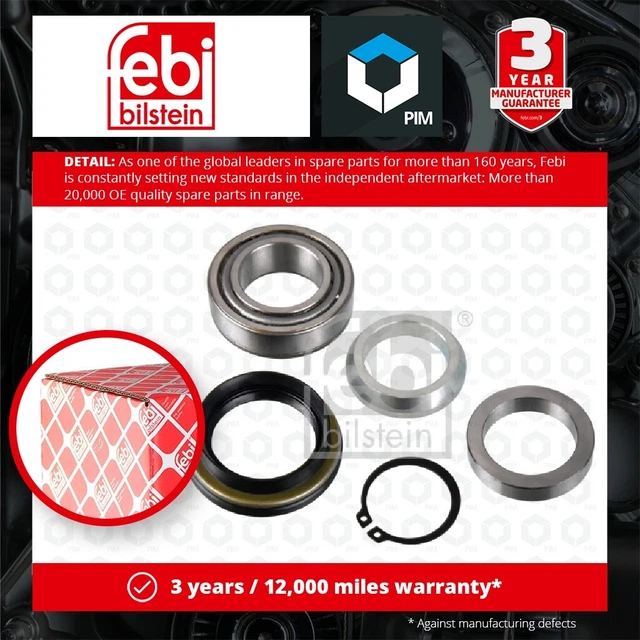 WHEEL BEARING KIT fits NISSAN NAVARA D40 2.5D Rear 2005 on YD25DDTi ...