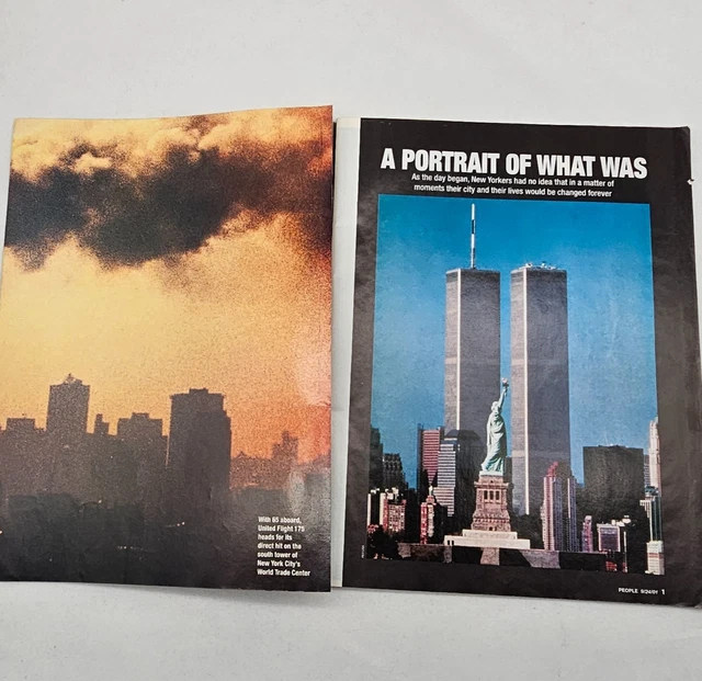 PEOPLE WEEKLY MAGAZINE September 11 Terror Attacks WTC World Trade ...