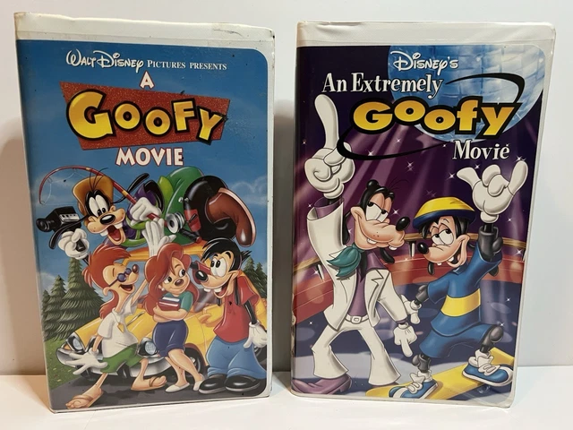 A GOOFY MOVIE & An Extremely Goofy Movie - Clamshell VHS - Disney ...