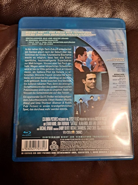 GATTACA BLU RAY Deluxe Edition German Release $13.82 - PicClick CA