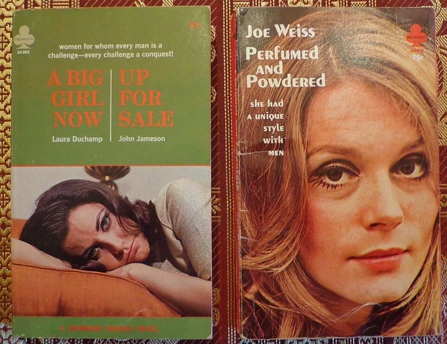 VINTAGE MIDWOOD ADULT Sleaze Pulp PERFUMED POWDERED / BIG GIRL NOW GGA ...