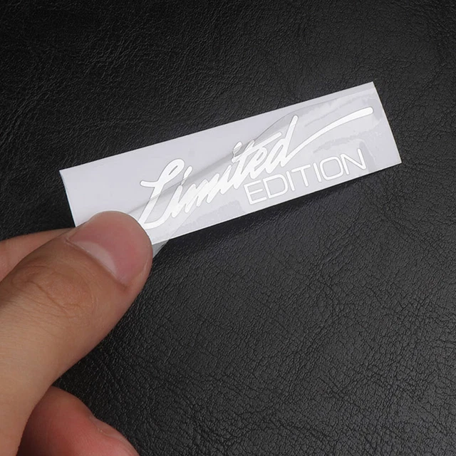 2X SILVER LIMITED Edition Logo Emblem Badge Metal Sticker Decal Car ...