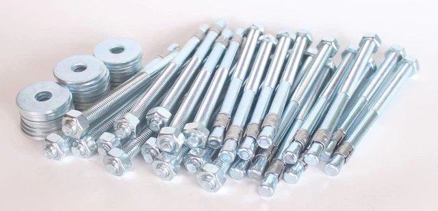 20 X BOLZENANKER M12 175/255 mm Holzbau DIN 7094 Schwerlastdübel ...