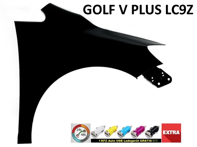 VW GOLF 5 PLUS Kotflügel LC9Z BLACK MAGIC Rechts vorn NEU bj. 2005-2014 ...