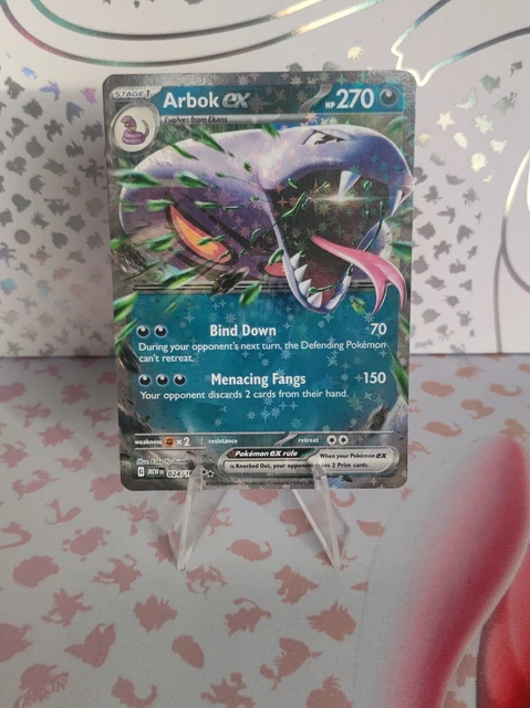 POKEMON TCG - Arbok EX 024/165 - Scarlet & Violet 151 - English EUR 3,50 - PicClick FR