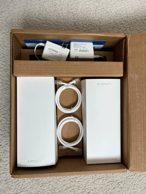 LINKSYS MX8400-RM2 AX4200 Velop Mesh WiFi 6 Router System 2-Pack, White ...