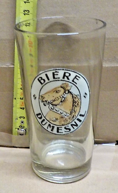 VERRE EMAILLE ANCIEN Biere Brasserie Dumesnil Paris EUR 59,00 - PicClick FR