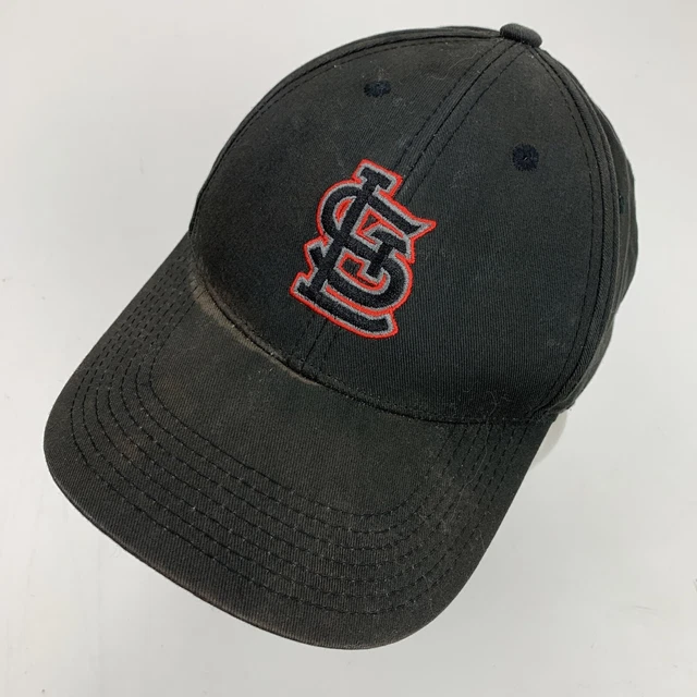 ST LOUIS CARDINALS Niños Rojo y Negro Bola Gorra Sombrero Ajustable ...