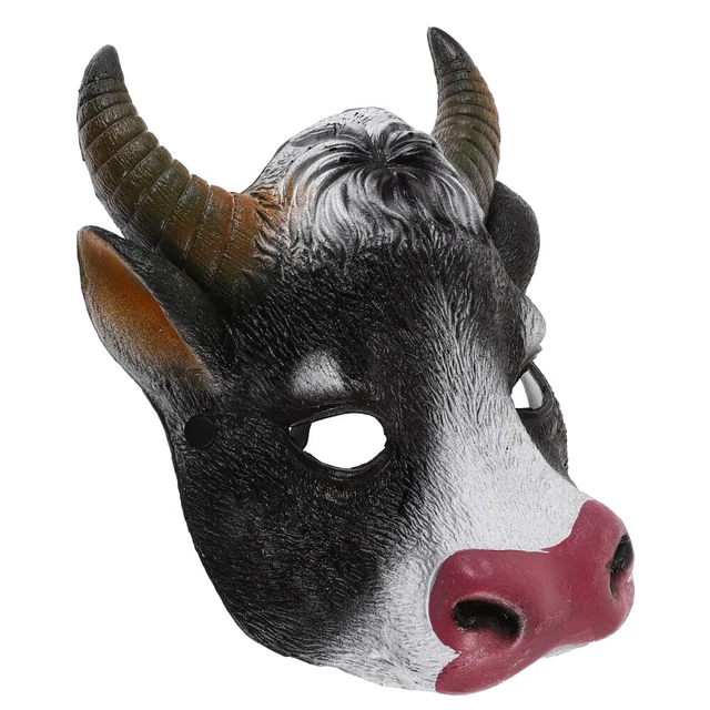 DECORATIVE FACE MASK Bull Animal Cow Head Props Performance £11.18 ...