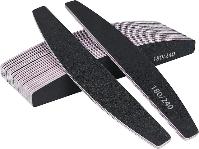 URAQT LIMES À Ongles Professionnelle, 16pcs Double Face Lime à Ongles ...