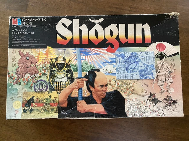 SHOGUN -MB GAMEMASTER Series Board Game PARTS 1986 -NO Miniature Figure ...