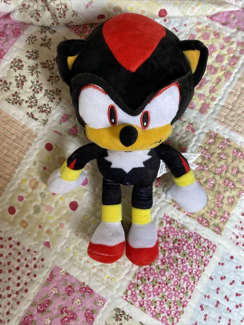 RARE ORIGINAL LICENSED Classic Shadow Sonic The Hedgehog Plush Toy Sega ...
