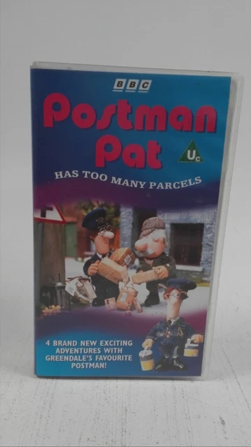 POSTMAN PAT HAS Too Many Parcels BBC VHS Vintage 1997 Children's £1.99 ...