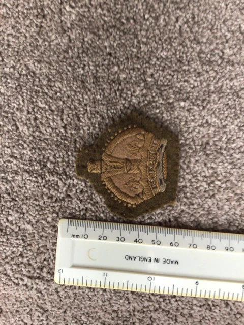 WW1/ WW2 BRITISH army warrant officers rank patch - original not repro ...