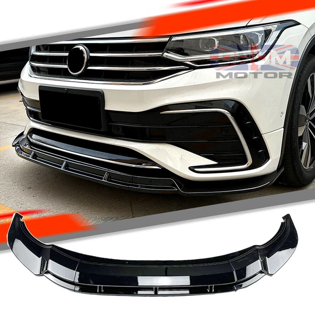 FOR VW TIGUAN R-Line MK2 Facelift 2020 Onwards Facelift Front Splitter ...