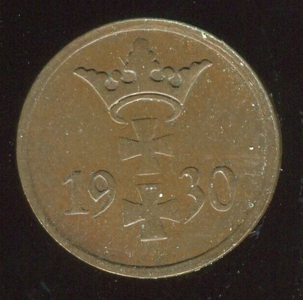 1930 GDANSK 1 pfennig | Circulé | KM 140 | Livraison gratuite EUR 6,73 ...