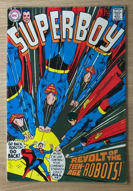 SUPERBOY #155 DC Comics Età del Bronzo Superman Lana Lang Neal Adams ...