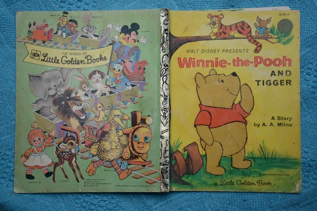 LITTLE GOLDEN BOOK: Winnie the Pooh and Tigger #E101-1 SOFTCOVER 1981 ...