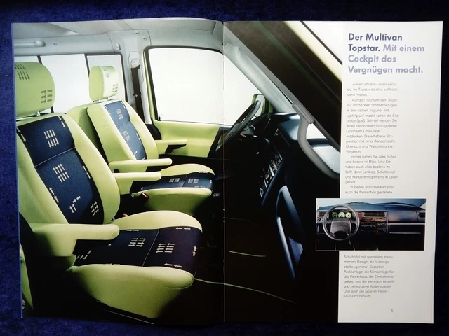 VW BUS T4 Multivan Topstar Prospekt 8.1997.....Sondermodell EUR 13,99 ...