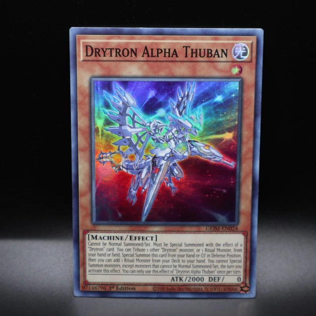 DRYTRON ALPHA THUBAN GEIM-EN024 - Yu-Gi-Oh Card - Holo - Super Rare - LP $1.73 - PicClick CA