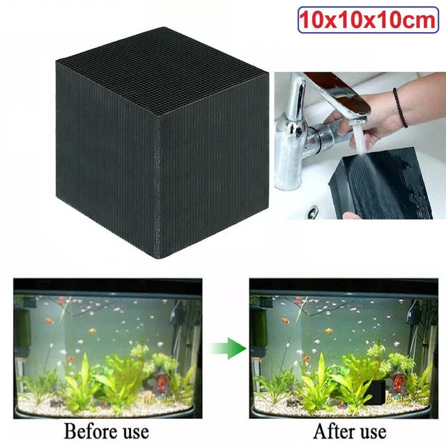 ECO-AQUARIUM CARBON FILTER Fish Tank Water Aquarium Cleaner Purifier ...