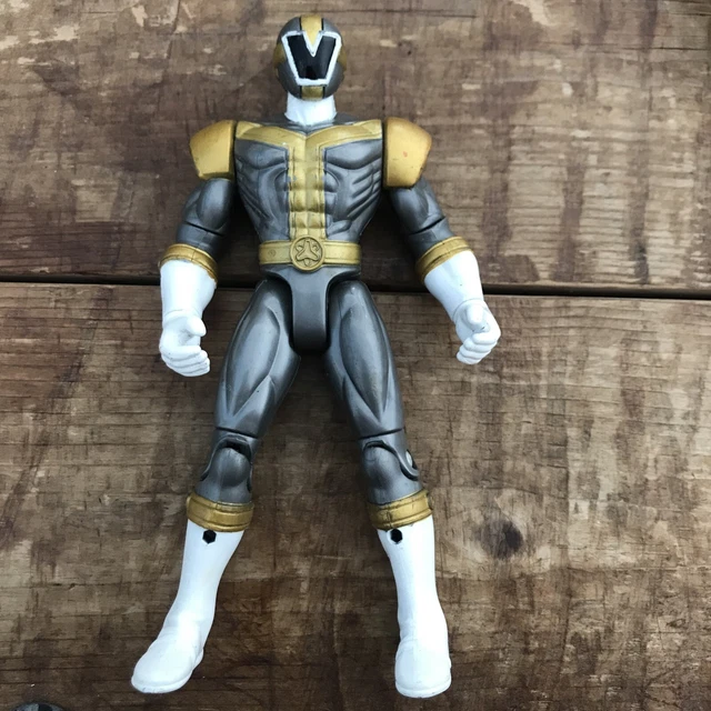 POWER RANGERS LIGHTSPEED Rescue Titanium Ranger 5.5” figure 1999 £9.99 ...