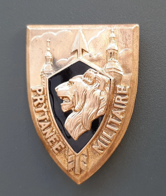 INSIGNE BADGE ÉMAIL Ecole PRYTANÉE MILITAIRE La Flèche ORIGINAL Arthus ...