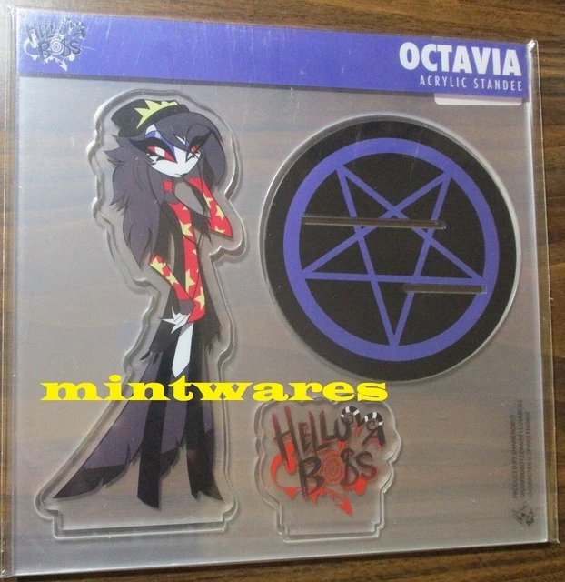 FIGURINE ACRYLIQUE HELLUVA Boss Octavia 6" + Stand Standee Vivziepop ...
