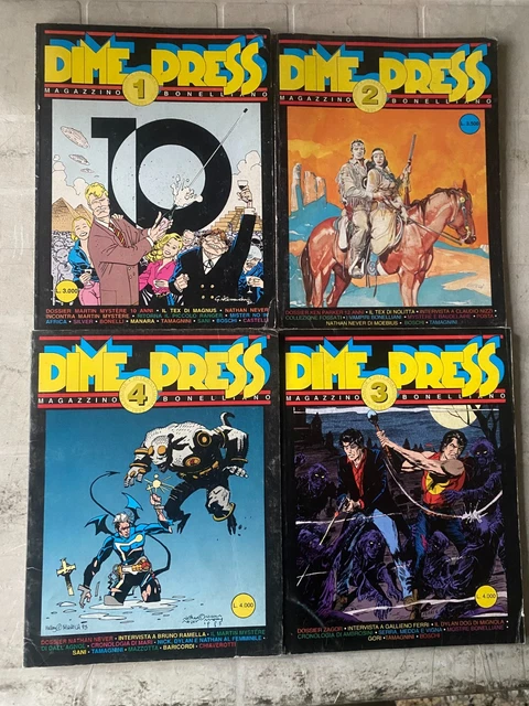 DIME PRESS N° 4 + Numeri GLAMOUR, 1993 - PRIMA APPARIZIONE HELLBOY ...