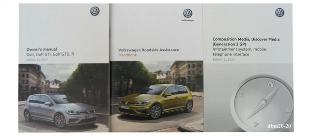 VOLKSWAGEN GOLF MK7 Gti Gtd Golf R Owners Handbooks And Folder Edtion ...
