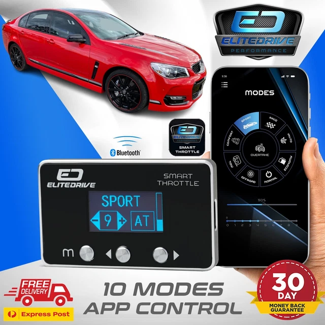ELITEDRIVE SMART THROTTLE Controller for : Holden Commodore VF V6 V8 ...