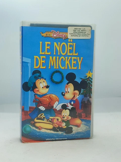 MINI DISNEY: LE Noel De Mickey On VHS Video Cassette Tape (French ...
