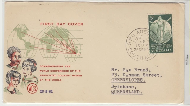 1962 - AUSTRALIA - Associated Country Women Of The World Conference F.d ...