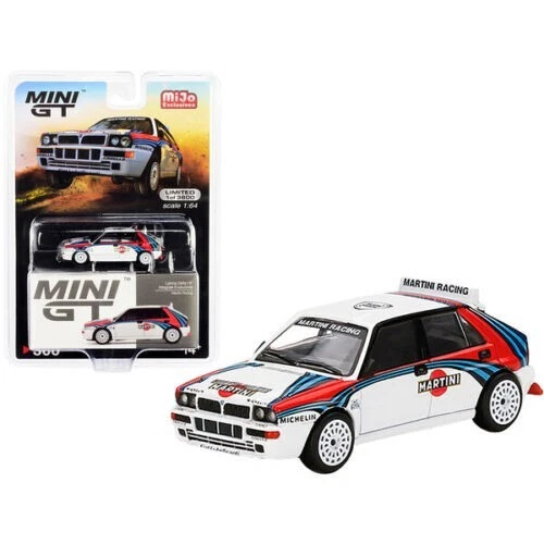 MINI GT LANCIA Delta HF Integrale Evolution Martini Racing MGT00300 1/ ...