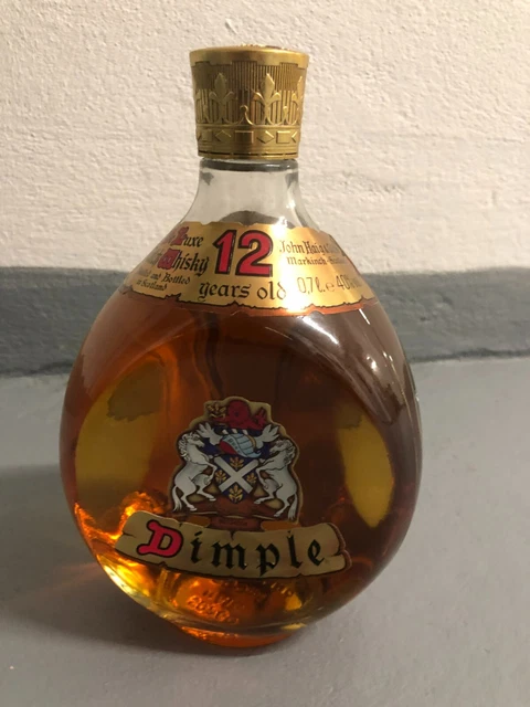 SCOTCH WHISKY DIMPLE DeLuxe 12 Years - 70er oder 80er Jahre - Rarität ...