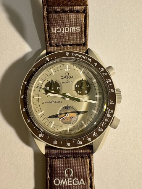 OMEGA X SWATCH Speedmaster MoonSwatch Mission to Saturn - SO33T100 ...