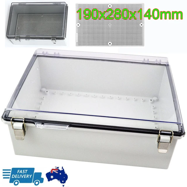 HINGED LID IP67 Waterproof Enclosure Box Electrical Project Case ...