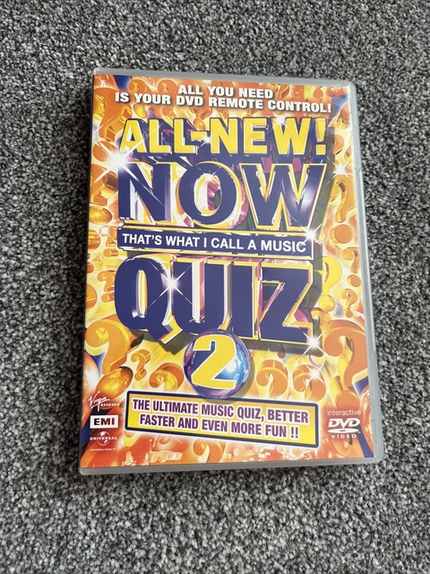 NOW THATS WHAT I Call A Music Quiz 2 - Interactive DVD Game £1.50 ...