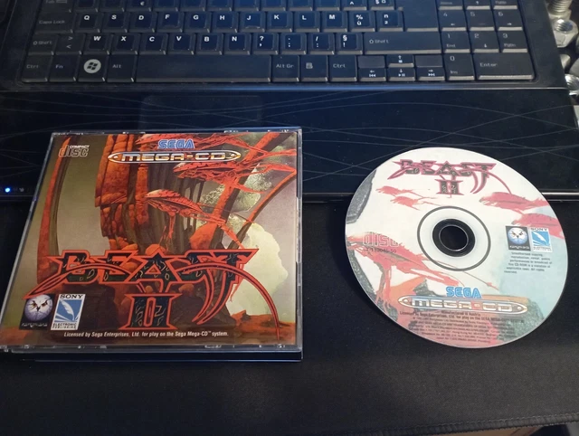 JEU REPRODUCTION SHADOW Of The Beast 2 Sega Mega Cd Pal Boite Disque ...