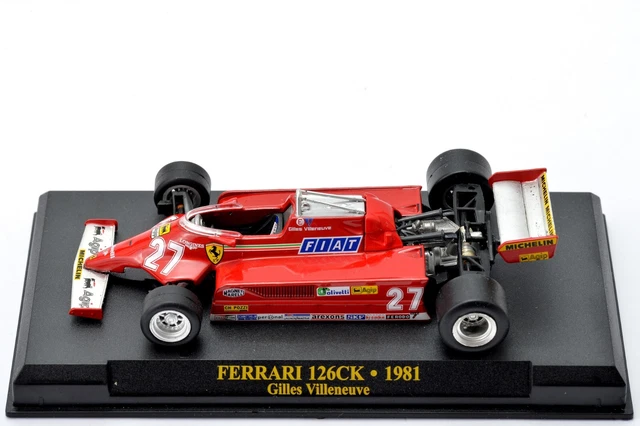 FERRARI F1 COLLECTION 1/43 Ferrari 126CK - 1981 - Gilles Villeneuve EUR ...
