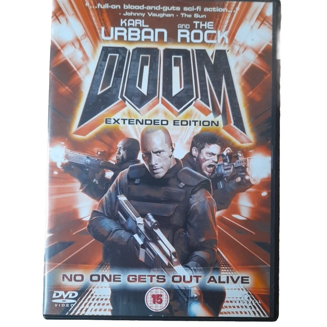 DOOM EXTENDED EDITION DVD Dwayne Johnson, Rosamund Pike, Karl Urban ...