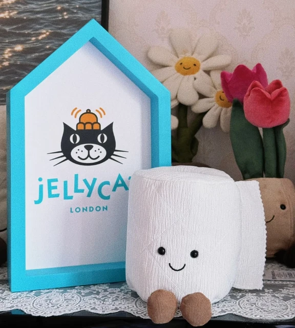 AUCTION-JELLYCAT AMUSEABLES TOILET Paper Roll Plush Toy | NWT+Bag ...